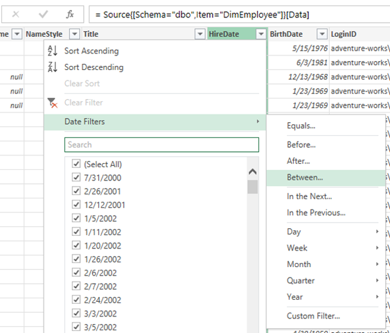 Power Query – Controlling M Query Functions w/ User Driven Parameters